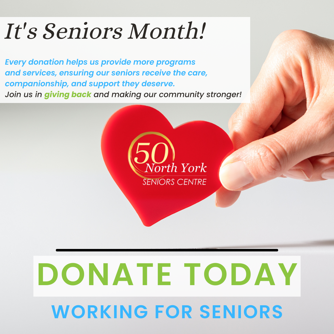 Donate Today - North York Seniors Centre